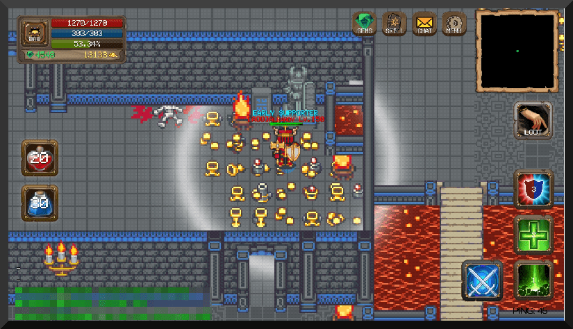 Laurum Online - cross-platform MMORPG 2D